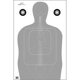 Action Target 23" x 35" Silhouette TQ-15 Qualification Target w/ Vital ...