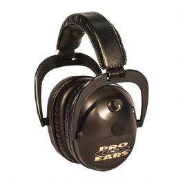 Pro Ears Predator Gold 26 dB Over the Head Electronic Earmuff, Black ...