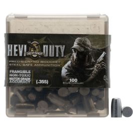 Hevi-Shot Hevi-Duty .355 Caliber Projectile 75 Grain 100 Count - 90355 ...