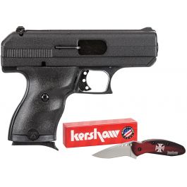 Hi-Point Compact 9mm 8+1 Round Semi Auto Handgun, Black - 916HCKNIFE ...