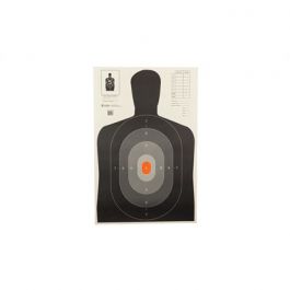 Action Target B-27E 23"x35" Pros Target w/ Shaded Scoring Rings ...
