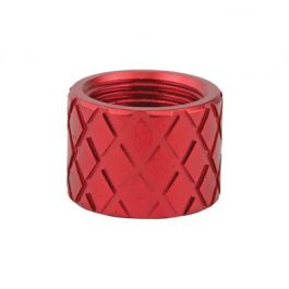 Backup Tactical 1/2x28 RH Pistol Thread Protector With Hash Marks, Red ...