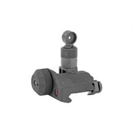 Knights Armament Rear Flip Up Sight for Picatinny Rail, Black - 98474 ...