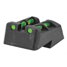 Hi-Viz Litewave Green/Red/Black Springfield 1911 Replaceable Rear Sight ...