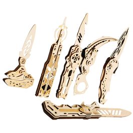 Caliber Gourmet 6-Piece Knife Puzzle Set - Elegant for Culinary ...