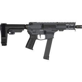 CMMG Banshee MKGs 9mm 5" AR Pistol, Sniper Gray - 99A890FSG | Palmetto ...