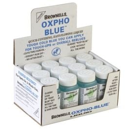 Brownells Oxpho-Blue Liquid Gun Bluing Counter Display, 4 oz Bottle ...