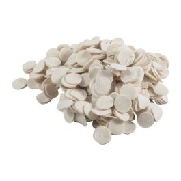 Brownells .25 Cal/.22 Cal 0.88" Heavy-Duty Round Patch, White Pack of ...