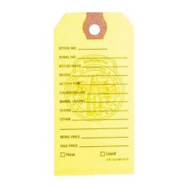 Brownells 3.75" x 1.88" Gun Price Tag, Yellow Pack of 100 | Palmetto ...