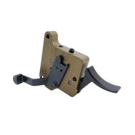 Timney Triggers Curved Trigger, Silver | Palmetto State Armory