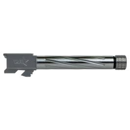 Wheaton Arms Glock 17 Gen 1-4 Threaded Spiral Fluted Barrel, Stainless ...