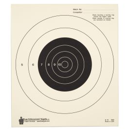Action Target 25 Yard Bulls-Eye Target, Heavy Tagboard Paper, 10.5"x 12 ...