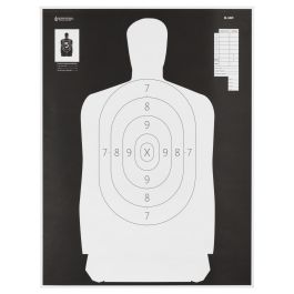 Action Target Reverse Qualification Target, 25 Yard, 17.5"x23", 100 Per ...