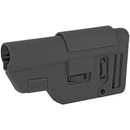 B5 Systems Collapsible Precision Stock, Black, Short Length Cheek Riser ...