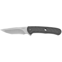 CRKT INTENTION Silver Plain Tanto 3.53" 7160 Stonewashed 8Cr13MoV ...