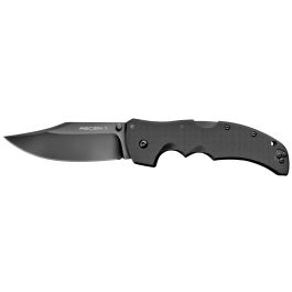 Cold Steel Recon 1, Folding Knife, S35VN with DLC Coating, Plain Edge ...