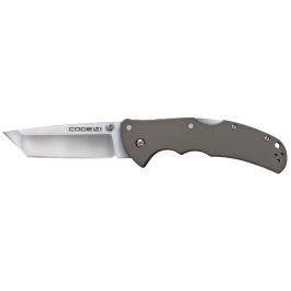 Cold Steel Code 4, Folding Knife, S35VN Steel, Plain Edge, 3.5" Blade ...