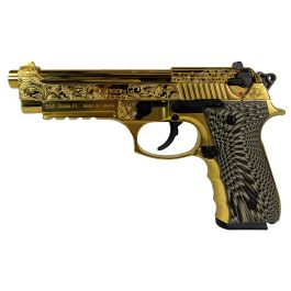 Girsan REGARD DLX 9mm Pistol, 4.9" Barrel, Fixed Sights, Gold - 390088 ...