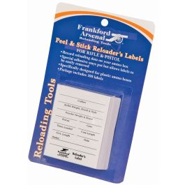 Frankford Arsenal Pistol and Rifle Reloader's Labels, 100 Pack ...