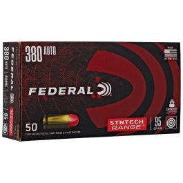 Federal American Eagle .380 ACP Ammunition, 50 Rounds TSJ 95Gr ...