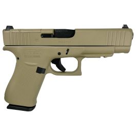 Glock G48 MOS Custom FDE Compact 9mm 4.17" 10rds, Flat Dark Earth ...