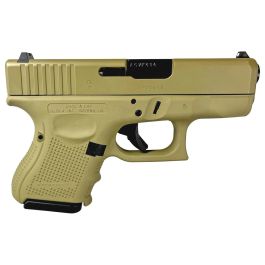 Glock G26 Gen4 Custom FDE Subcompact 9mm 3.43" 10rds, Flat Dark Earth ...