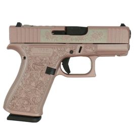 Glock G43X Glock & Roses Subcompact 9mm 3.41" 10rds, Pink | Palmetto ...