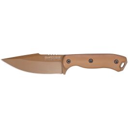 KA-BAR Becker Harpoon 4.562" Drop Point Fixed Blade Knife, Silver ...