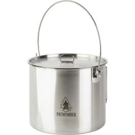 Pathfinder 120oz Bush Pot/ Lid Set, Stainless Steel - LSSBPKPF ...