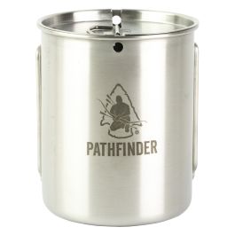 Pathfinder 25oz Cup and Lid Set, Stainless Steel - PFCUPLIDPF ...