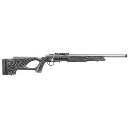 Ruger American Rimfire LRT .22LR Bolt Action Rifle, 18" Barrel, Silver ...