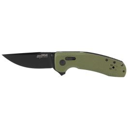 SOG Knives SOG-TAC XR 3.38" Clip Point Folding Knife, Black ...