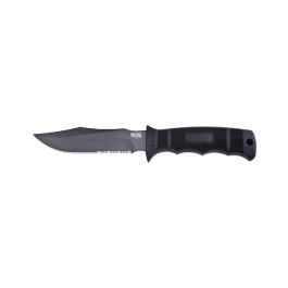 SOG Knives Seal Pup 4.75" Clip Point Fixed Blade Knife, Black ...
