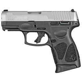 Taurus G3C 9mm Pistol, 3.26" Barrel, Black, Silver - 1G3C9392x12 ...