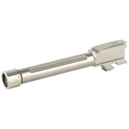 True Precision Barrel, 9mm, Silver, Thread Protector, Threaded, Glock ...