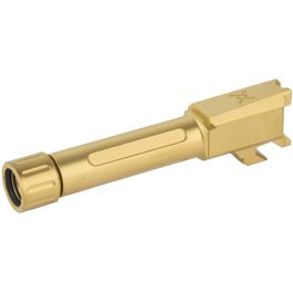 True Precision Barrel, 9mm, Gold Titanium Nitride, Threaded, fits ...