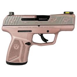 Ruger Max-9 Pro Rose Gold/Rose Engraved 9mm 3.20" 12/10rds, Rose Gold ...