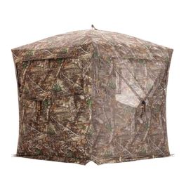 Rhino Blinds Rhino 180 Pro FD 58" x 58" x 70" Hub Blind, Realtree Edge ...