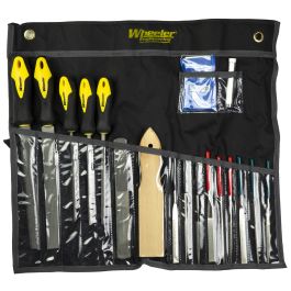 Wheeler Professional Gunsmithing File Set, 18 Piece, Includes Carrying ...