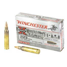 Winchester Super-X .223 Remington Ammunition, 20 Rounds BTHP 55Gr ...