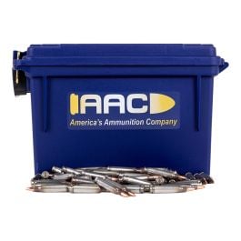 AAC 5.56 NATO 55 Grain FMJ Shell Shock Ammo 250rd With AAC Blue 30 Cal ...