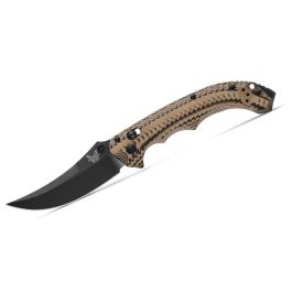 Benchmade Mini Bedlam Folding Scimitar Knife, Coyote/Black - 865BK-01 ...