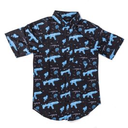 PSA Custom Hawaiian Shirt, Blue | Palmetto State Armory