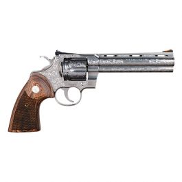 Colt Python Engraved 6" .357 Magnum Revolver | Stainless | Palmetto ...