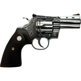 Colt Python Filigree .357 Magnum Revolver 3" 6rds, Stainless | Palmetto ...