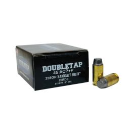 DoubleTap Ammunition .45 ACP +P 255 gr LSWC 20rds | Palmetto State Armory