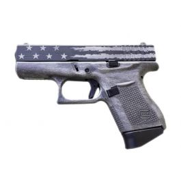 Glock 43 9mm Pistol Distressed Flag Cerakote | Palmetto State Armory