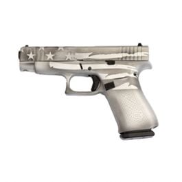 Glock 48 FS 9mm Pistol Gray Distressed Flag | Palmetto State Armory