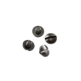 Hogue 416 Stainless Steel 4-Piece Slotted Head Screw, Black | Palmetto ...