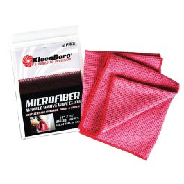 KleenBore Microfiber 18" x 18" Waffle Weave Cloth, 2/Pack | Palmetto ...